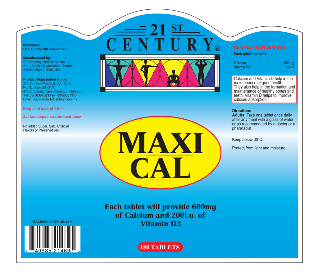 21st Century Maxi Cal – 21st Century Products Sdn Bhd